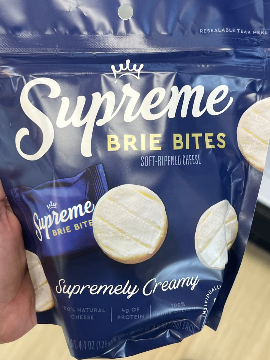 5 pack Supreme Brie Bite Cheese – The Lou Charcuterie
